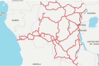 Routes nationales – OpenStreetMap RDC